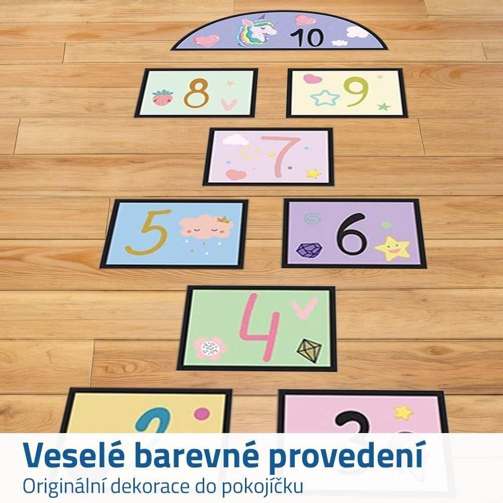 Samolepky na podlahu - skákací panák | Darky.cz