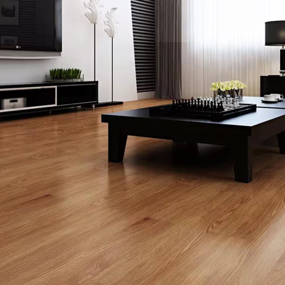 PVC samolepicí dřevěná podlaha - dub tmavý | Darky.cz